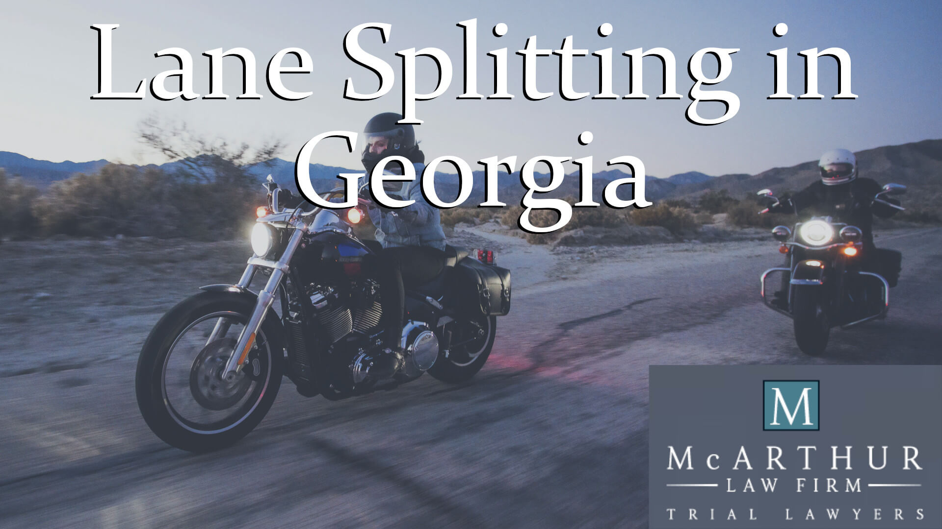 Lane Splitting in GA: Is Motorcycle Lane Splitting Legal?