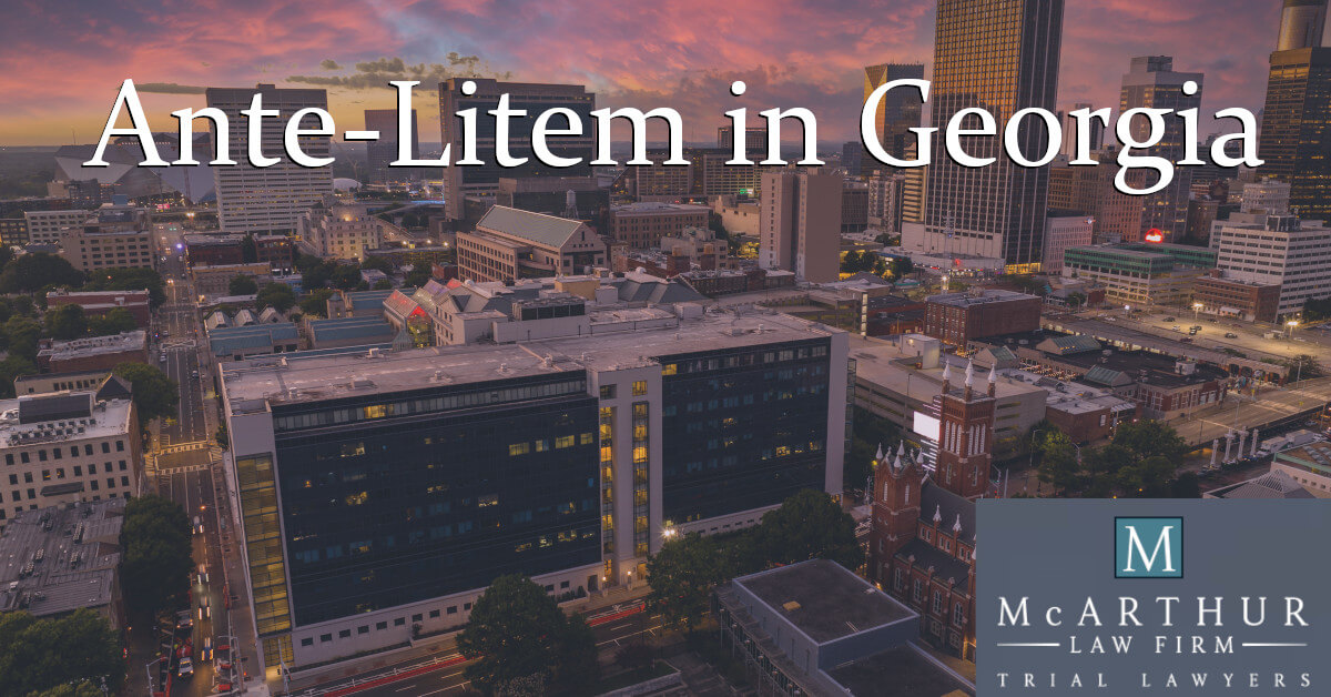 Ante Litem: Pre-Suit Notice Ante-Litem Notice to Government