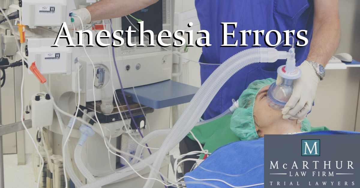 Anesthesia Errors | Georgia Anesthesia Error Lawsuits